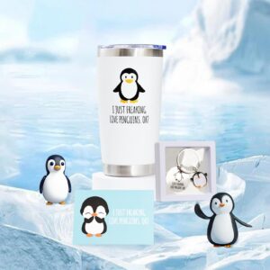 Penguin Gifts Set for Women, Christmas Gifts Set for Women, Penguin Gifts for Girls, Penguin Gifts for Women Unique Penguin Stuff for Friends/Teacher/Girlfriend with Tumbler Cup(PENGUIN GIFT SET)