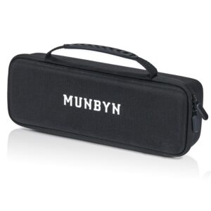 munbyn storage carrying case compatible with peripage itp01/a40 portable printer, only suitable printer itp01 wireless thermal printer, compact waterproof shockproof scratch-resistant