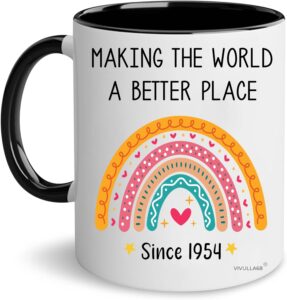 vivulla68 70th birthday gifts for women men, gift for 70 year old women, 1954 birthday gifts for women, gift ideas for 70 year old woman, birthday gifts for women turning 70, 1954 birthday coffee mug