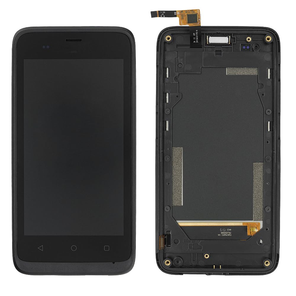 LCD Screen with Touch Digitizer and Front Cover for Scanpal EDA51 Barcode Scanner Handheld Mobile Computer