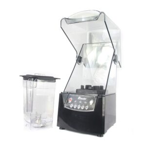 blenders for kitchen, 2600w 1.8l commercial soundproof blender smoothie maker juice ice crusher mixer, multifunctional portable soundproof smoothie machine with two volume units for making juices