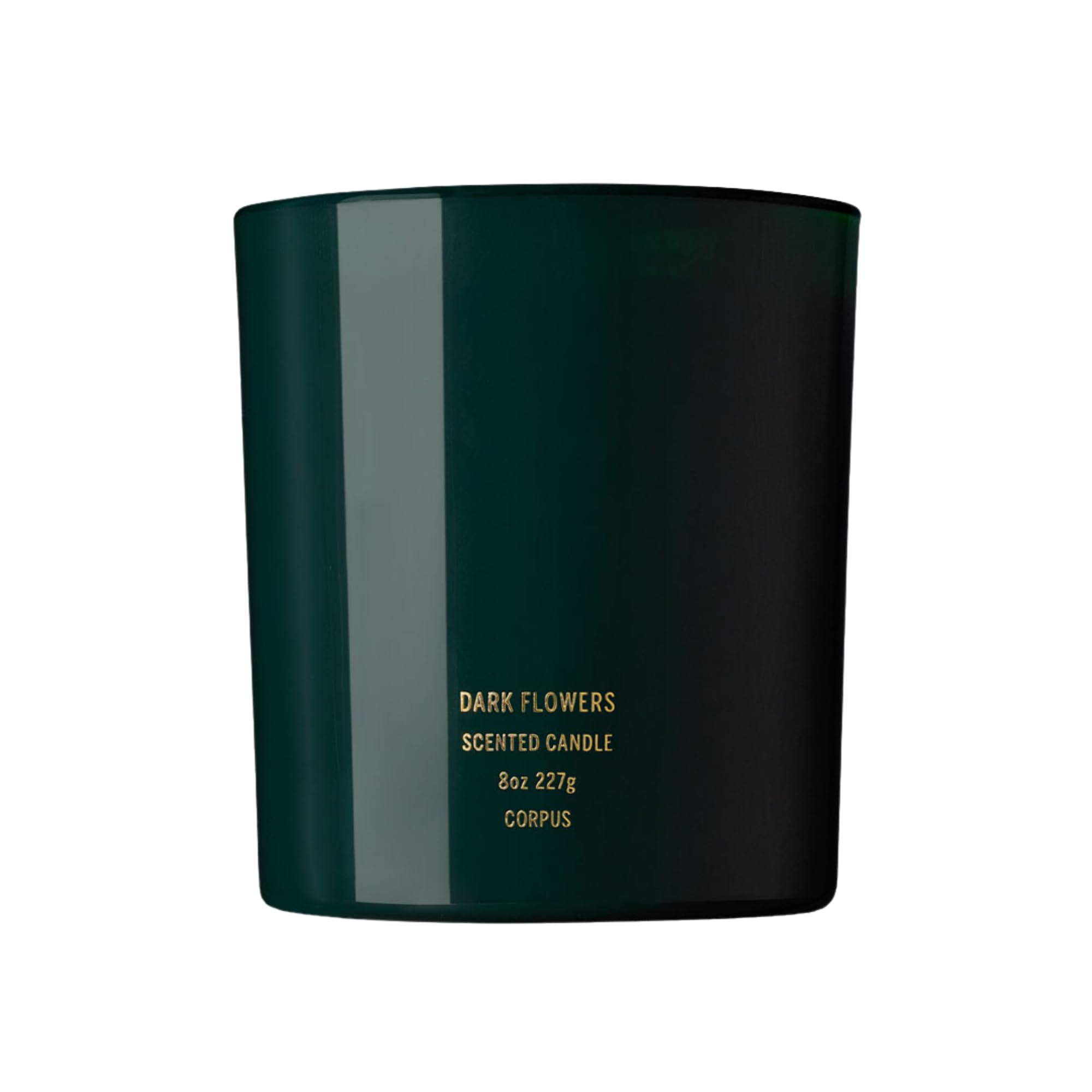 CORPUS - Scented Soy Wax Candle | Vegan, Cruelty-Free, Made in The USA (Dark Flowers, 8 oz | 227 g)