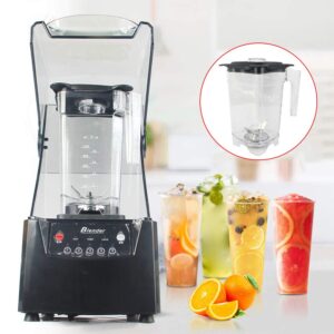 Blenders For Kitchen, 2600W 1.8L Commercial Soundproof Blender Smoothie Maker Juice Ice Crusher Mixer, Multifunctional Portable Soundproof Smoothie Machine With Two Volume Units For Making Juices