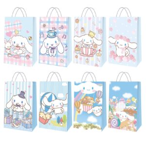 gonii anime candy bags,16pcs paper bags with handles for party decorations cookies candy gift bag