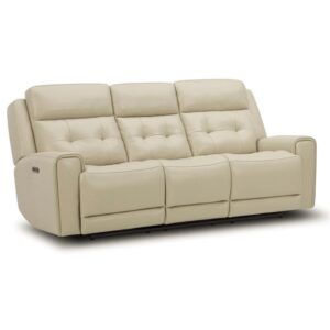 Liberty Furniture Carrington Baja Stone Power Reclining Sofa - Off White