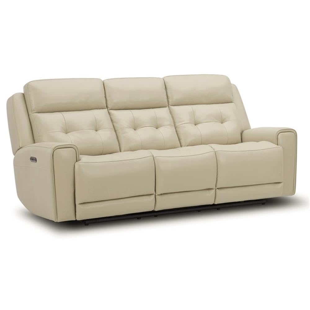 Liberty Furniture Carrington Baja Stone Power Reclining Sofa - Off White