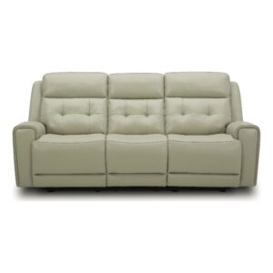 Liberty Furniture Carrington Baja Stone Power Reclining Sofa - Off White