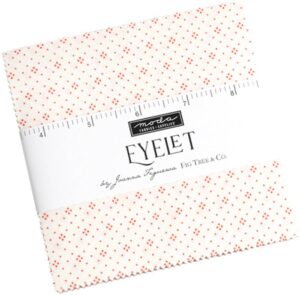 fig tree and co eyelet charm pack 42 5-inch squares moda fabrics 20488pp