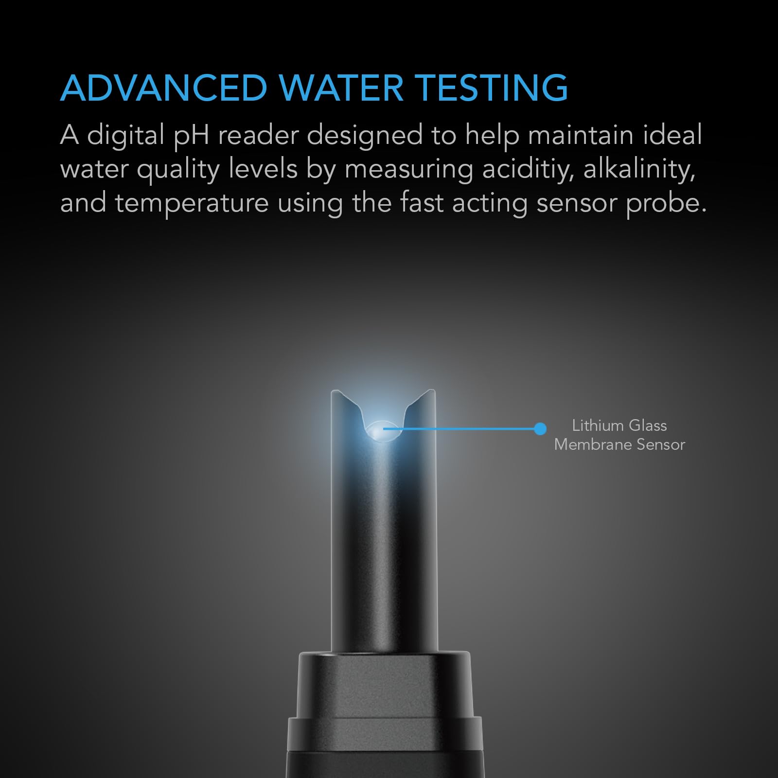 AC Infinity pH Meter Kit, High Precision Digital pH Pen with ±0.1 pH Accuracy, Nutrient Test pH Meter for Water Hydroponics Plants, Gardening, Aquariums, Swimming Pools