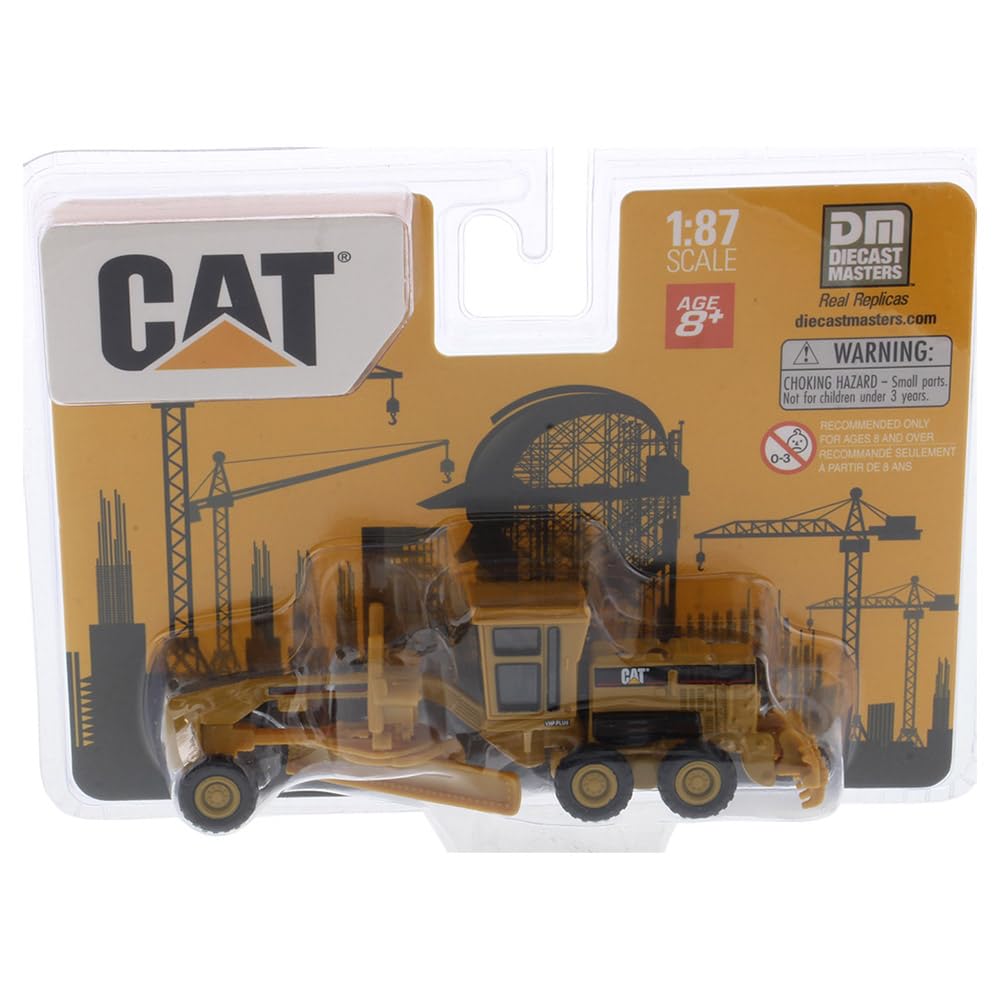 Diecast Masters | 1:87 Scale Cat 163H Motor Grader | Model 84403