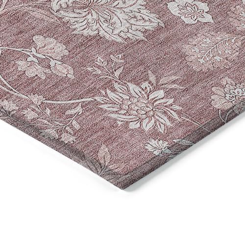 Addison Rugs Chantille ACN681 Blush 5' x 7'6" Indoor Outdoor Area Rug, Easy Clean, Machine Washable, Non Shedding, Bedroom, Entry, Living Room, Dining Room, Kitchen, Patio Rug