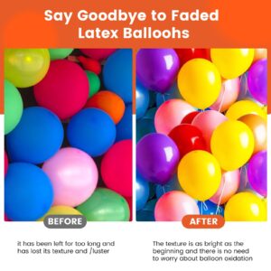 Balloon High Shine Spray-Shiny Spray for Latex Balloons-Balloon Brightener Spray for Lasting-Spray for Halloween/Birthdays/Weddings Party,Shine Balloons Spray