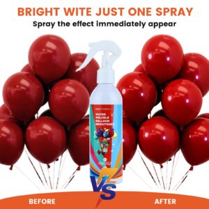 Balloon High Shine Spray-Shiny Spray for Latex Balloons-Balloon Brightener Spray for Lasting-Spray for Halloween/Birthdays/Weddings Party,Shine Balloons Spray