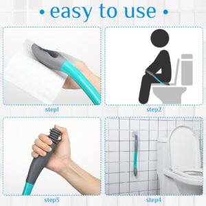 Lallisa 4 Pcs Toilet Aid Set for Wiping Include Long Handle Butt Wiper Shower Brush Portable Bidet and a Storage Bag Comfort Self Wipe Bathroom Tool for Disabled Elderly Pregnant Physically Challenged