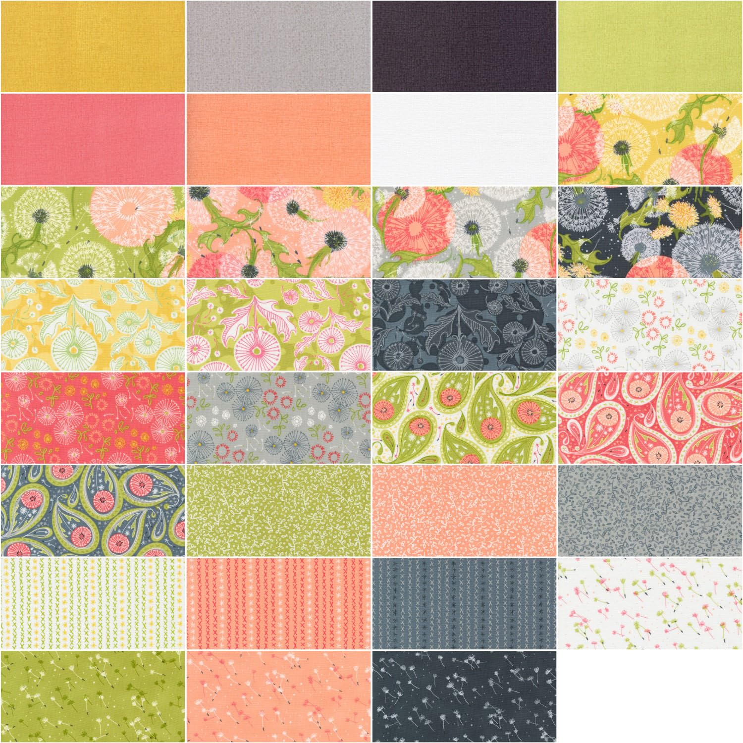 Robin Pickens Dandi Duo Jelly Roll 40 2.5-inch Strips Moda Fabrics 48750JR