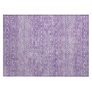 addison rugs chantille acn709 lavender 1'8" x 2'6" indoor outdoor area rug, easy clean, machine washable, non shedding, bedroom, entry, living room, dining room, kitchen, patio rug