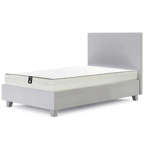 Twin Size Mattress - 12 Inch Cool Memory Foam & Spring Hybrid Mattress with Breathable Cover - Comfort Tight Top - Rolled in a Box - Oliver & Smith