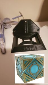 jedi holocron stand wall mount display