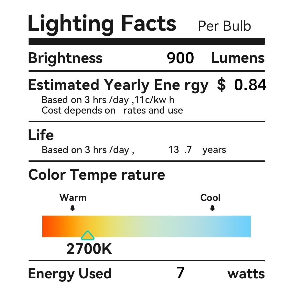 E12 100W Equivalent Frosted LED Candelabra Bulb CA10, Dimmable Small Base for Chandeliers, Ideal for Living Rooms, Dining Areas, and Hallways, Energy-Efficient for Cozy Indoor Lighting