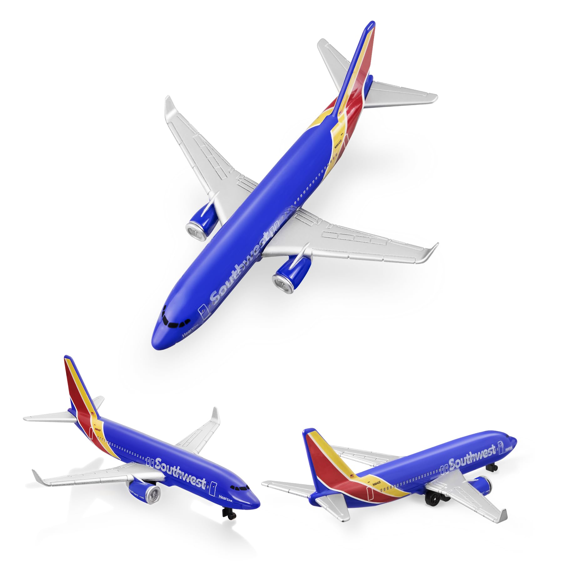 Sky Trek Model Airplanes Southwest Airplane Airlines Plane Aircraft Model for Display Collection and Gifts.