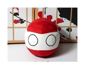 gangkjds poland countryball ball plush national ball states united poland switzerland netherlands poland ball flag pendant pillow 20cm(7.9 inches) (color : latvia, size : 9cm)