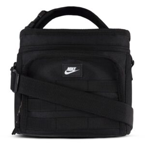 nike insulated lunch bag with adjustable shoulder strap – black - one size