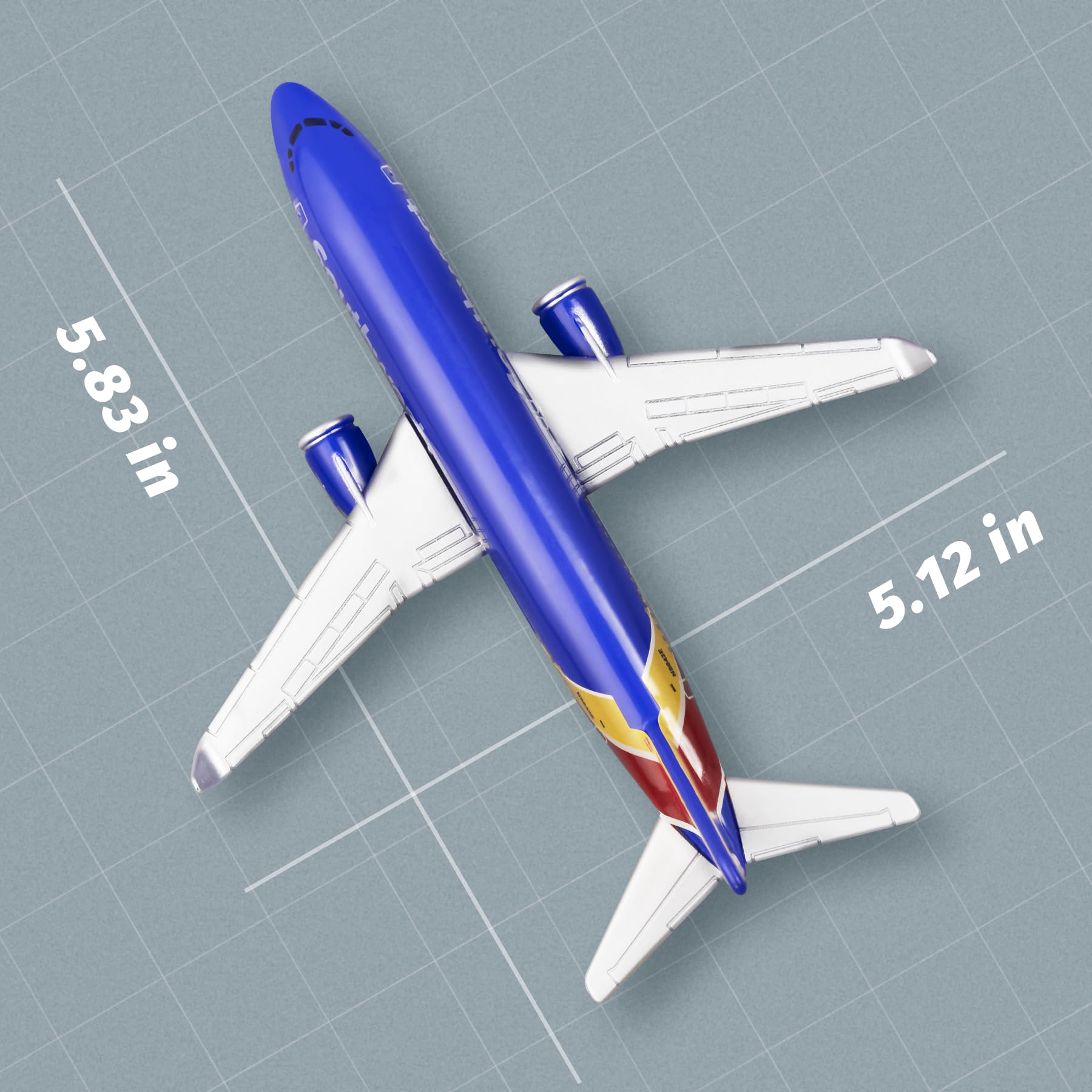 Sky Trek Model Airplanes Southwest Airplane Airlines Plane Aircraft Model for Display Collection and Gifts.