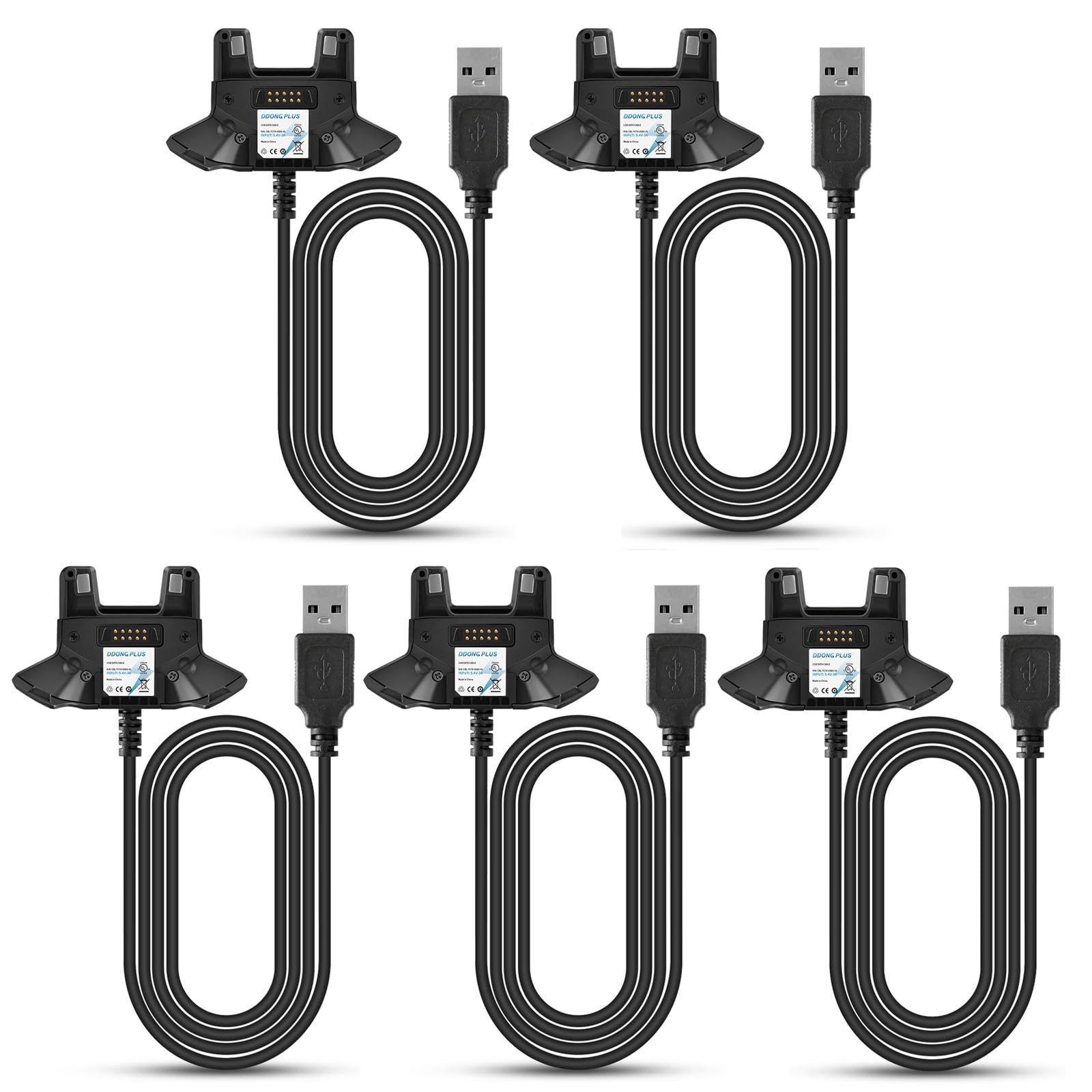 (5PCS) for TC77 Charger Cable [Upgraded] BT-000318 Battery Charger for Zebra TC77 Charger TC70 TC72 TC75 TC55 TC75EK TC700H TC700K TC77HL TC720L TC70x TC75x Charger Scanner Charger USB Data Cable