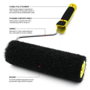 XWADJCD 9 Inch Drywall Compound Roller, Drywall Texture Roller Brush, Suitable for Covering Wall and Ceiling Surfaces