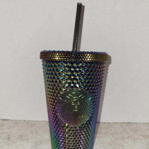 Starbucks Halloween 2023 Oil Slick Rainbow Iridescent Venti Tumbler 16oz