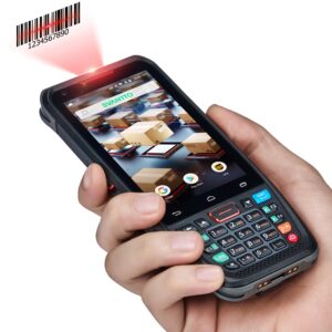 svantto android barcode scanner, android 10 handheld computer, 1d/2d/qr barcode scanner, 2/3/4g wifi bt communication, android handheld data terminal for warehouse retail inventory