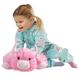 Pillow Pets Barb The Pink Highland Cow