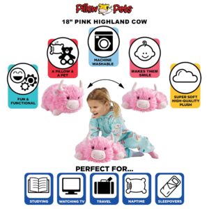 Pillow Pets Barb The Pink Highland Cow