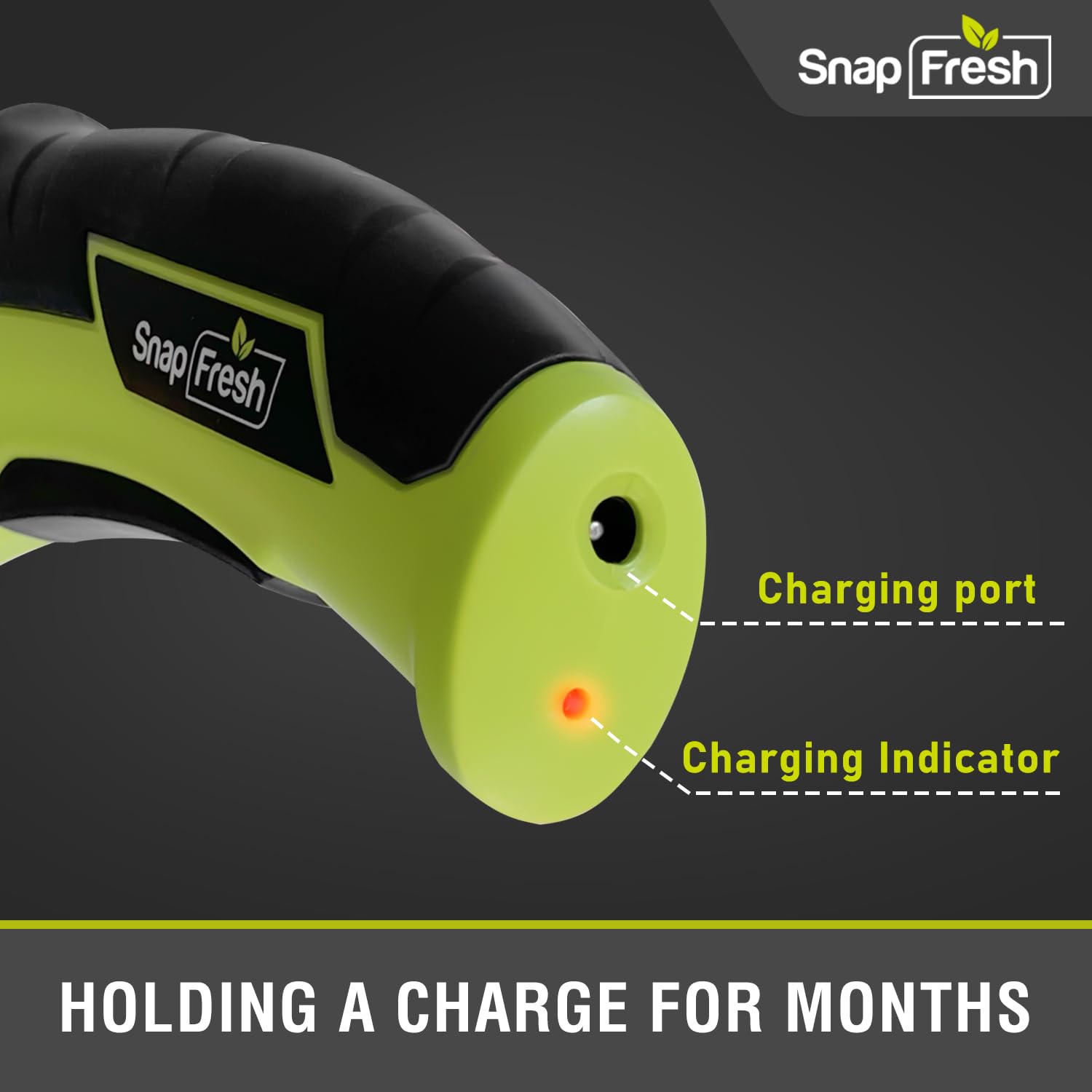 SnapFresh Cordless Electric Scissor Charger - Only Works with SnapFresh 4V Electric Mini Cutter (EC0601)