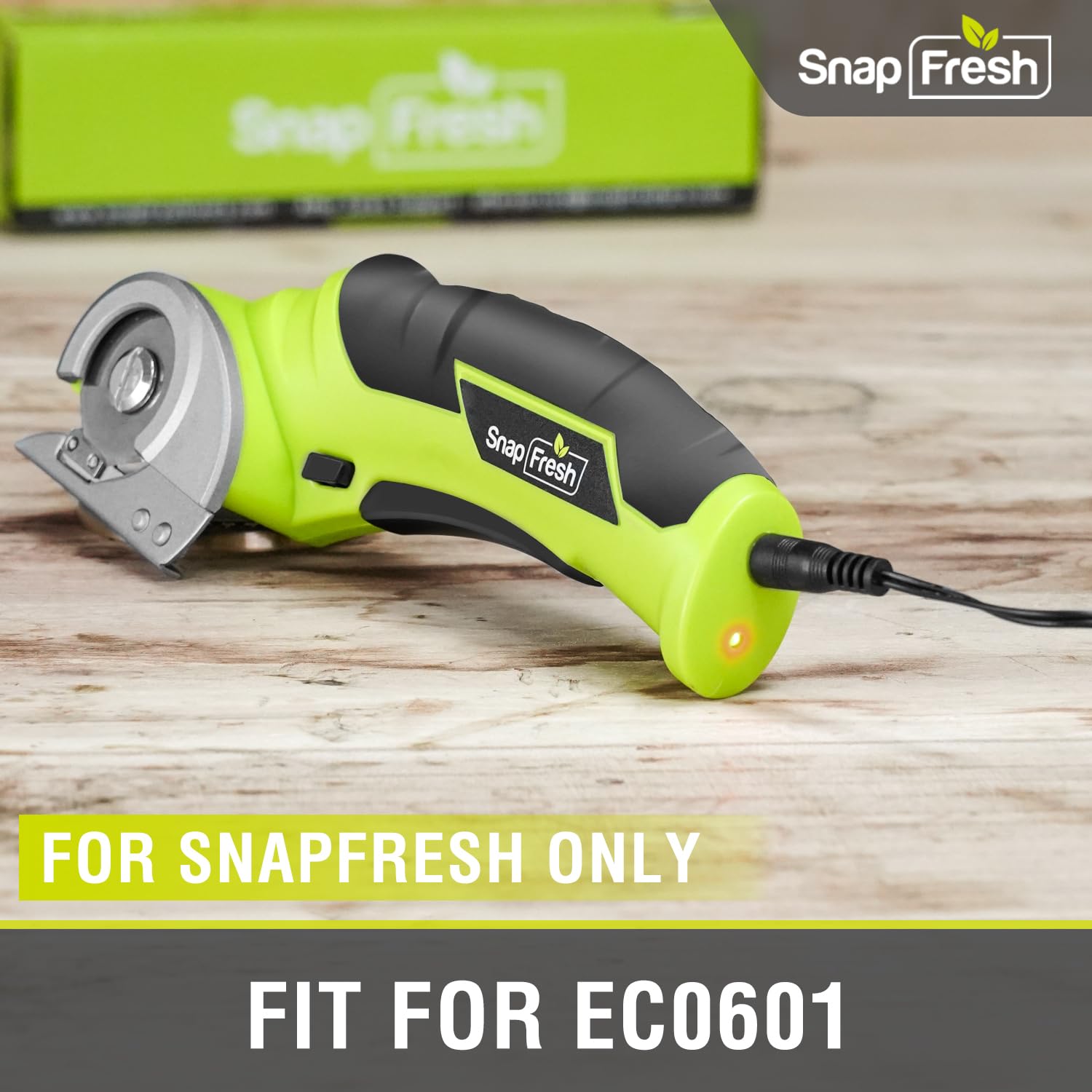 SnapFresh Cordless Electric Scissor Charger - Only Works with SnapFresh 4V Electric Mini Cutter (EC0601)