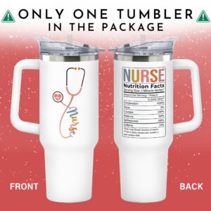 Nurse Gifts - Nurse Gifts for Women - Nurses Week Gifts, Nurse Appreciation Gifts - Gifts for Nurses, Nursing Gifts, Nurses Gifts, New Nurse Gifts - Nurse Practitioner Gifts for Women - 40 Oz Tumbler