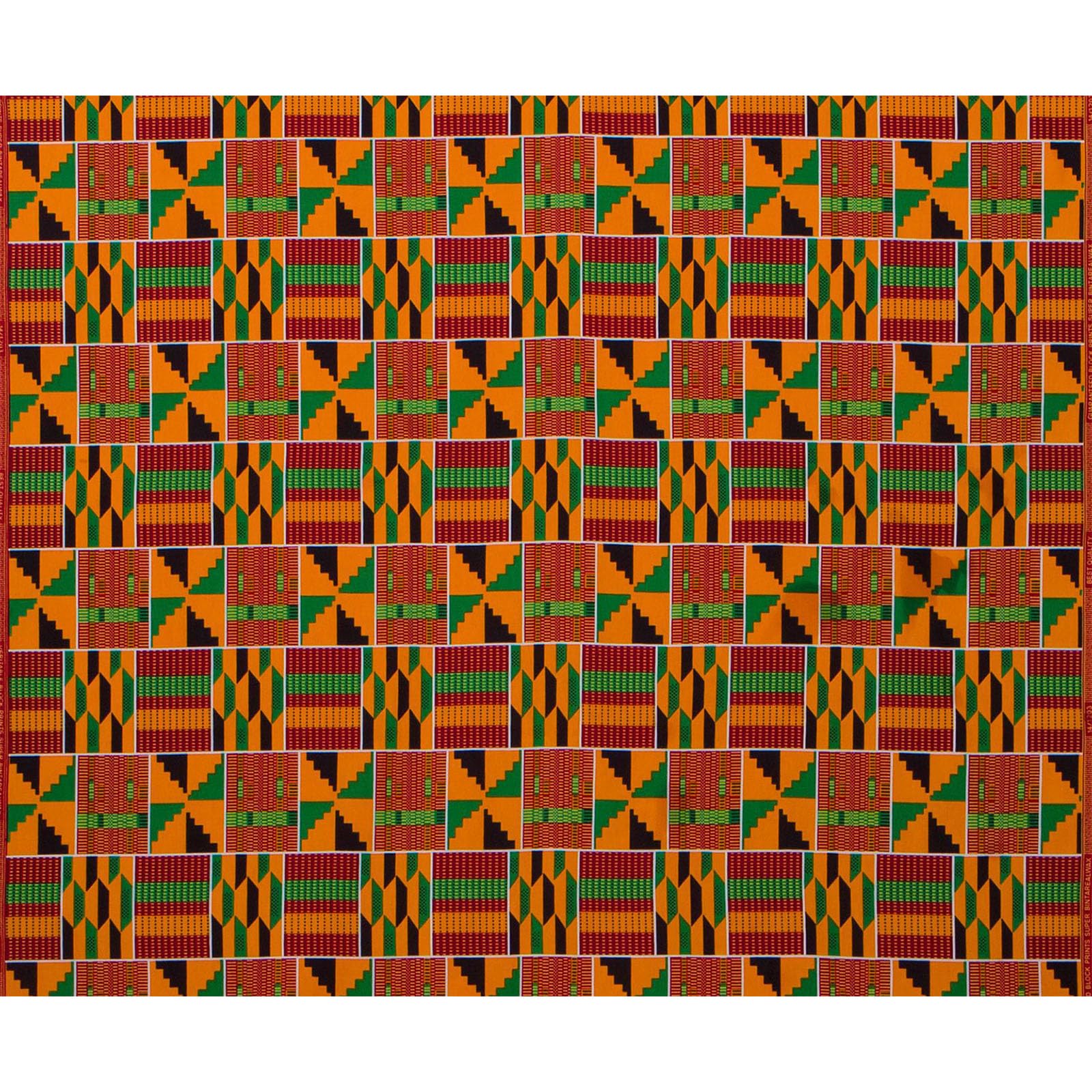 African Fabrics, 100% Cotton Ankara Wax Printed Fabric, 6 Yards of African Fabric, Can Be Used for Face Covering Make DIY Crafts and sew Party Dresses.