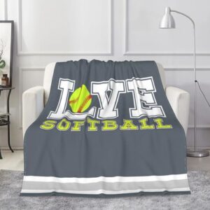 one to promise softball blanket, softball gifts for girls, best girls softball gifts, softball blankets gift for girls, soft plush softball throw blanket for christmas birthday 40" x 50"