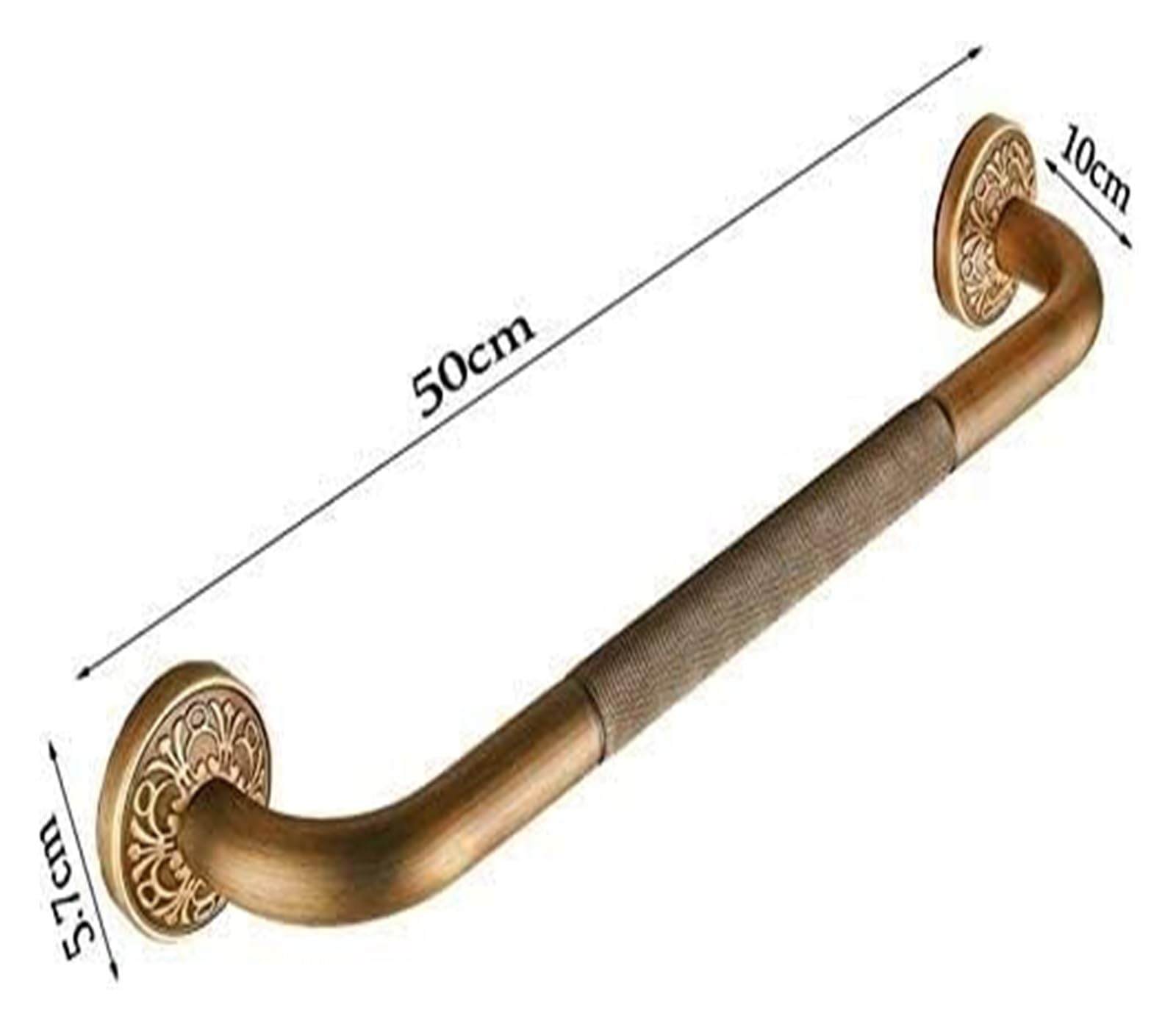 Grab Bar Bathroom Shower Handicap Grab Bars for Wall, Safety Brass Elderly Disabled Barrier-Free Anti-Skid Support Rails, Bathroom, Kitchen