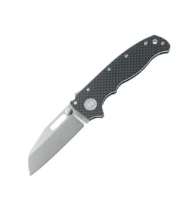 demko knives ad 20.5 shark lock folding knife demko ad20.5 s35vn (carbon fiber / s35vn / shark foot)