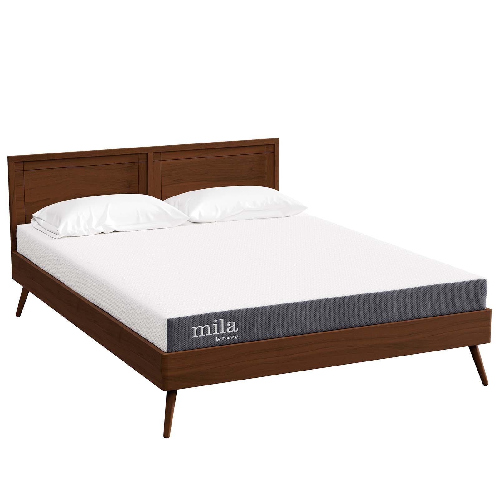 Modway MOD-7101-WHI Mila 5" Queen Mattress, White