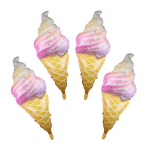 4pcs ice cream balloon for wedding birthday babyshower theme party decoration 37inch