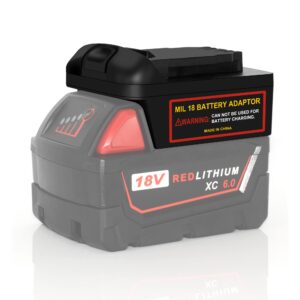 battery converter for milwaukee to dewalt battery adapter,convert milwaukee m18 18v battery to dewalt 20v battery for dewalt tools use