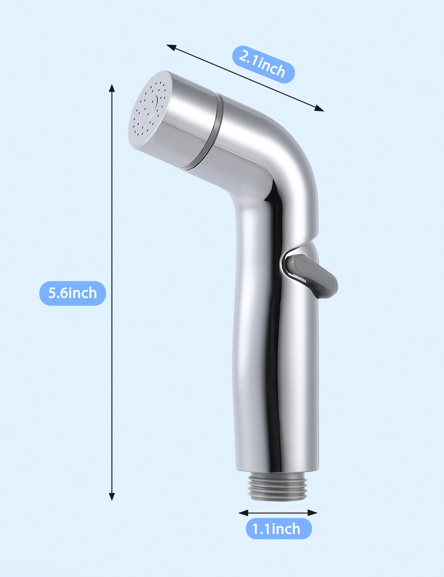 Handheld Bidet Sprayer for Toilet, Bathroom Bidet Sprayer Attachment Set, Ideal for Feminine Wash, Cloth Diaper Cleaning&Muslim Shower (Up and Down Slide Switch)