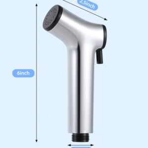 Bidet Sprayer for Toilet, Handheld Sprayer Kit, Cloth Diaper Sprayer Set - Easy to Use & Install - Pushbutton Switch