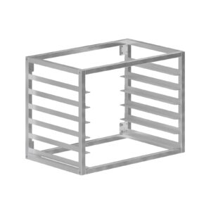 amgood wall mounted sheet/bun pan rack - 28" x 18" x 21". fits 6 full-size sheet pans. nsf