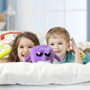 New Pizza Tower Plush Toy, Soft and Cute Cartoon Game Characters Stuffed Figure Pillow, Collectible Pizza Tower Plushies Doll for Boys Girls Birthday Gifts (Purple Monster)