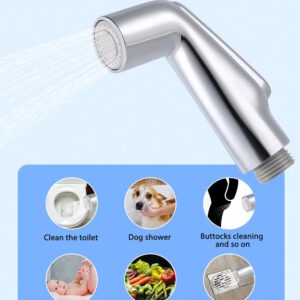 Handheld Toilet Bidet Sprayer for Toilet-Bathroom Diaper Sprayer for Kitchen, Adjustable Water Pressure Control for Feminine Wash Baby Wash