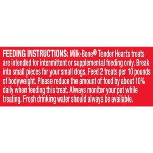 Milk-Bone Limited Edition Valentine's Tender Hearts Soft & Chewy Dog Treats, 18 Ounce