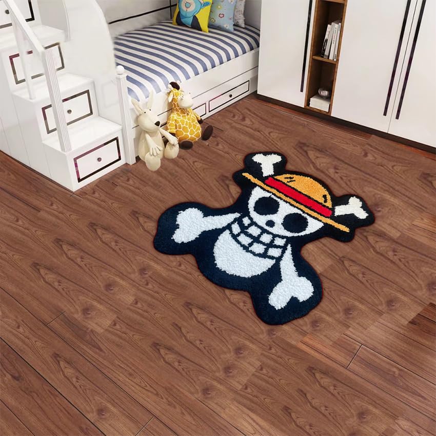 LUXAPE One Piece Rug - Anime Rug - Handmade Tufted Rug - Handmade & Premium- 28in (70cm) - Hypebeast Rug - Preppy Decor - Hypebeast Room Decor - Luxape Rug (One Piece)